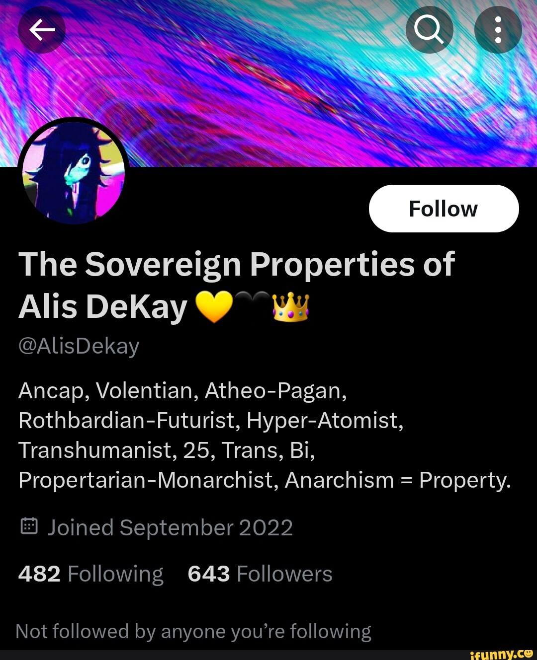 SS SA Follow The Sovereign Properties of Alis DeKay @AlisDekay Ancap ...