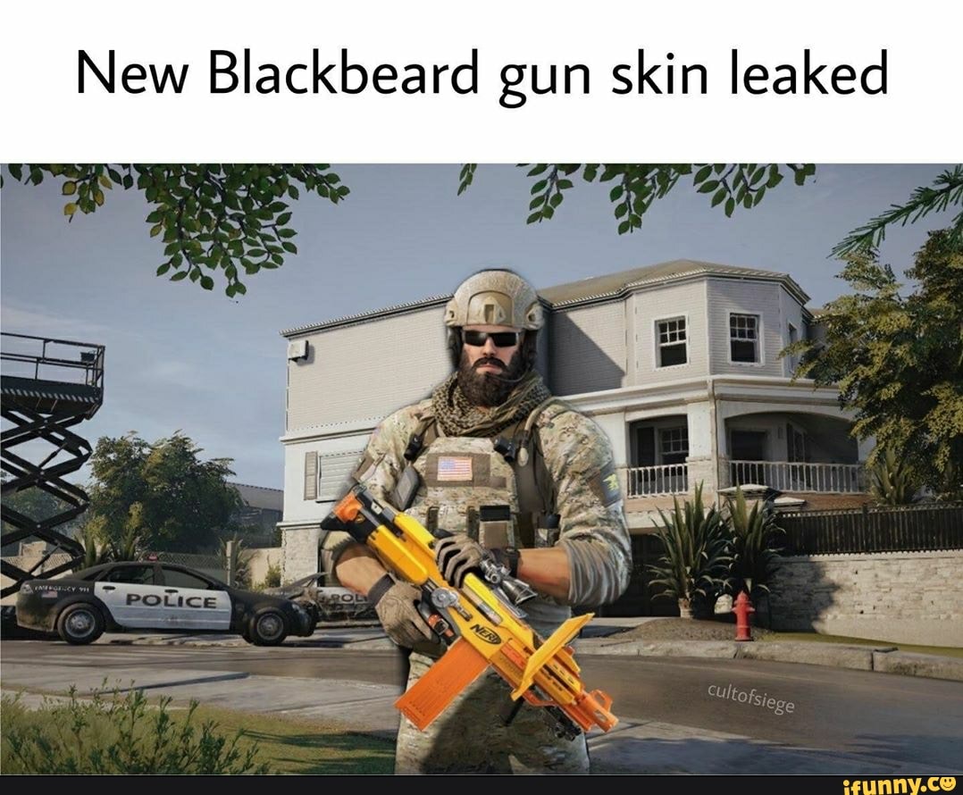 New Blackbeard gun skin leaked - iFunny