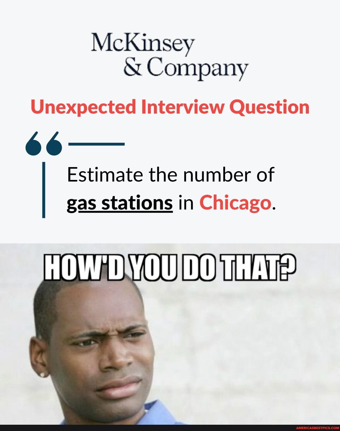 McKinsey & Company Unexpected Interview Question 66 Estimate the number ...