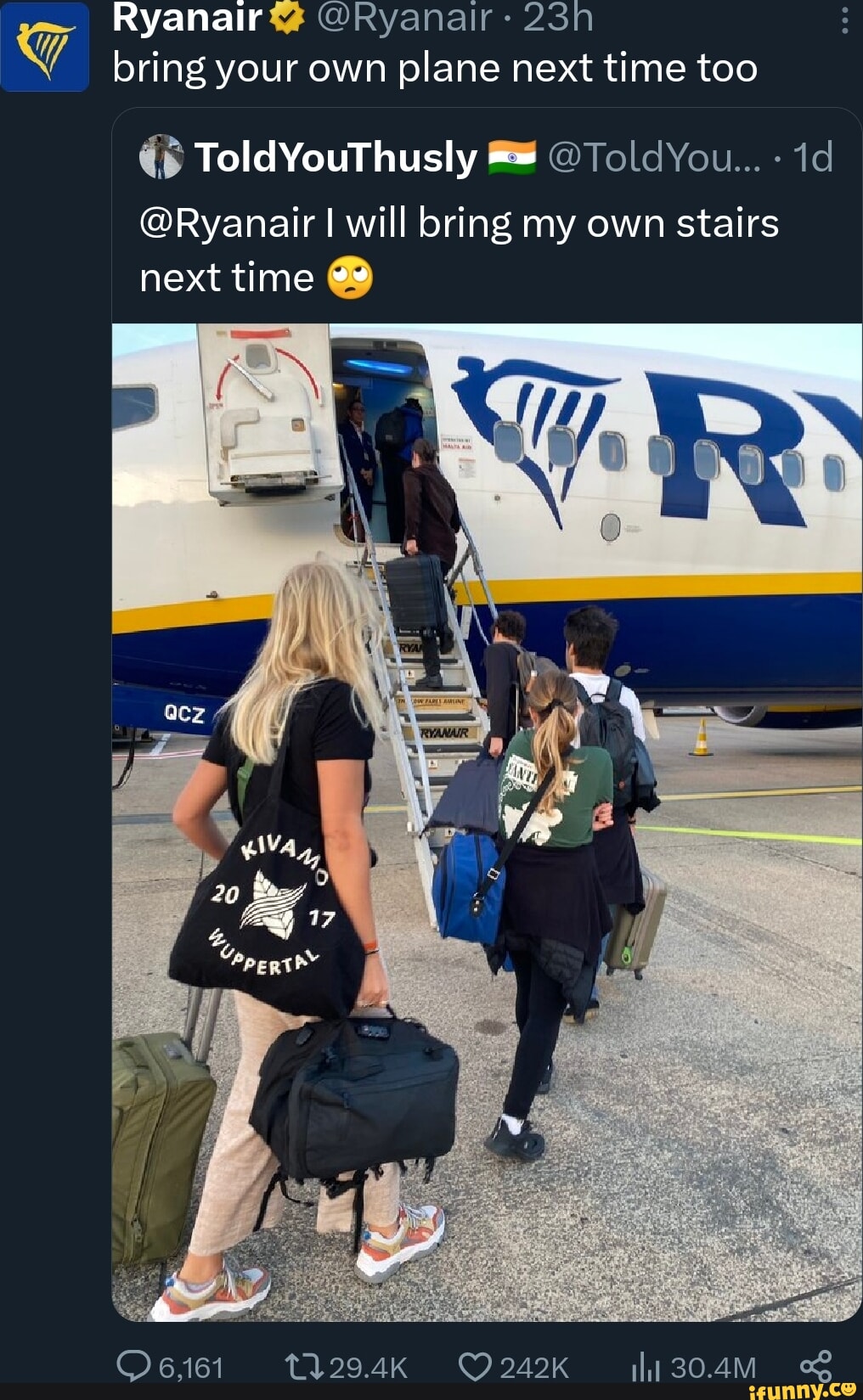 Ryanair memes. Best Collection of funny Ryanair pictures on iFunny