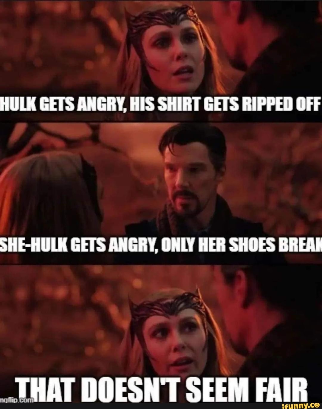 HULK GETS ANGRY, HIS SHIRT GETS RIPPED OFF SHE-HULK GETS ANGRY, ONLY ...
