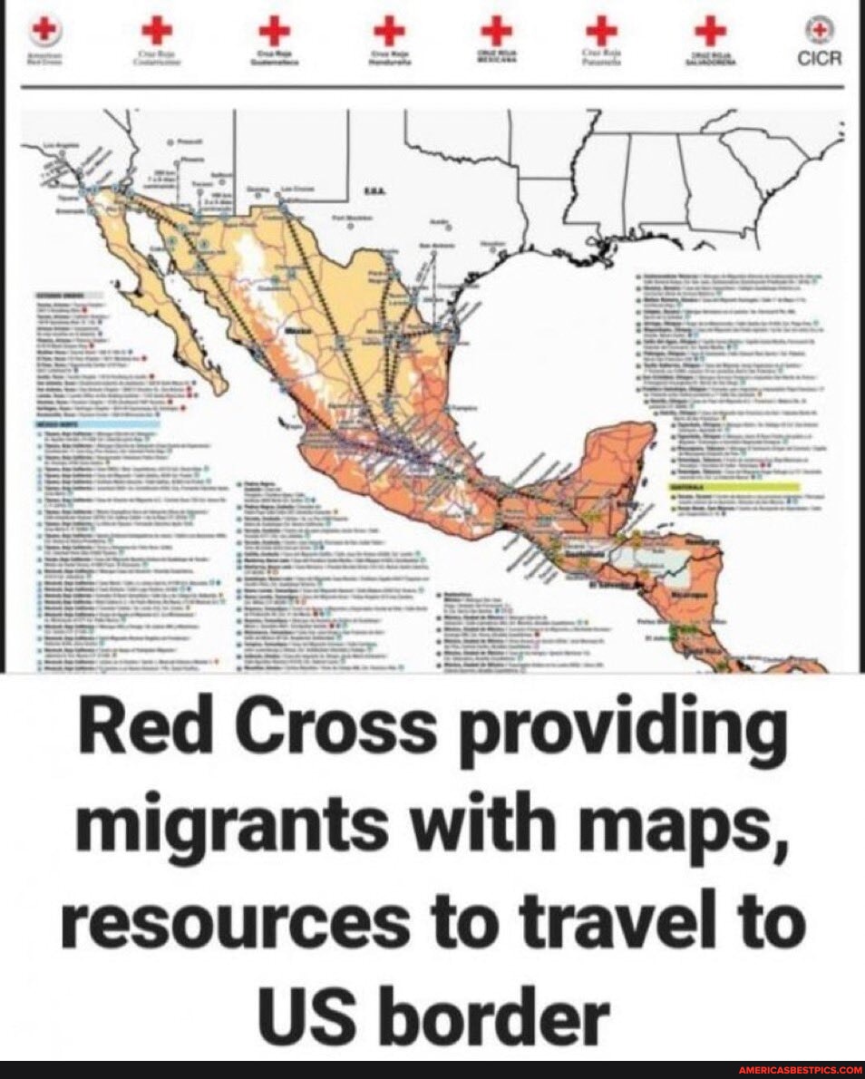 Red Cross providing migrants with maps, resources to travel to US ...