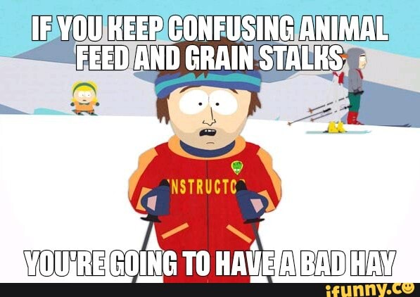 Eating straw does leave you feeling stuffed. - IF YOU REEP CONFUSING ...