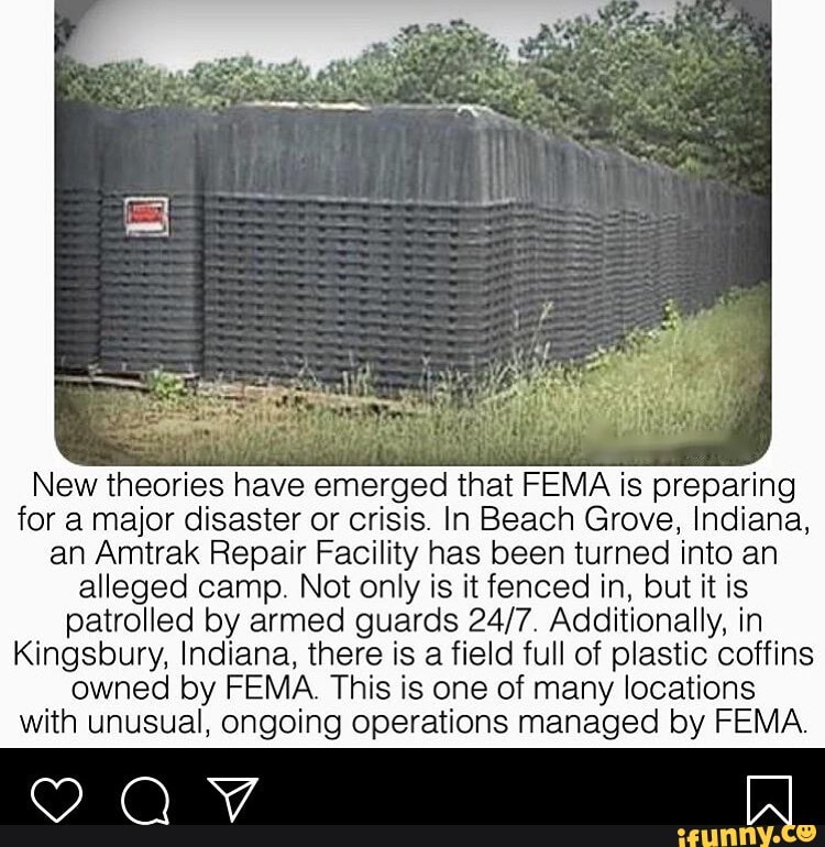 New theories have emerged that FEMA is preparing for a major disaster ...