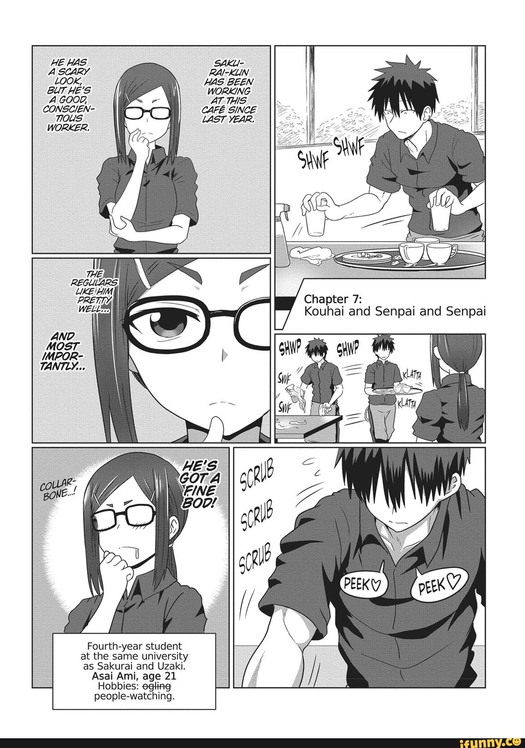 Chapter 7: Kouhai and Senpai and Senpai Fourth-year student at the same ...