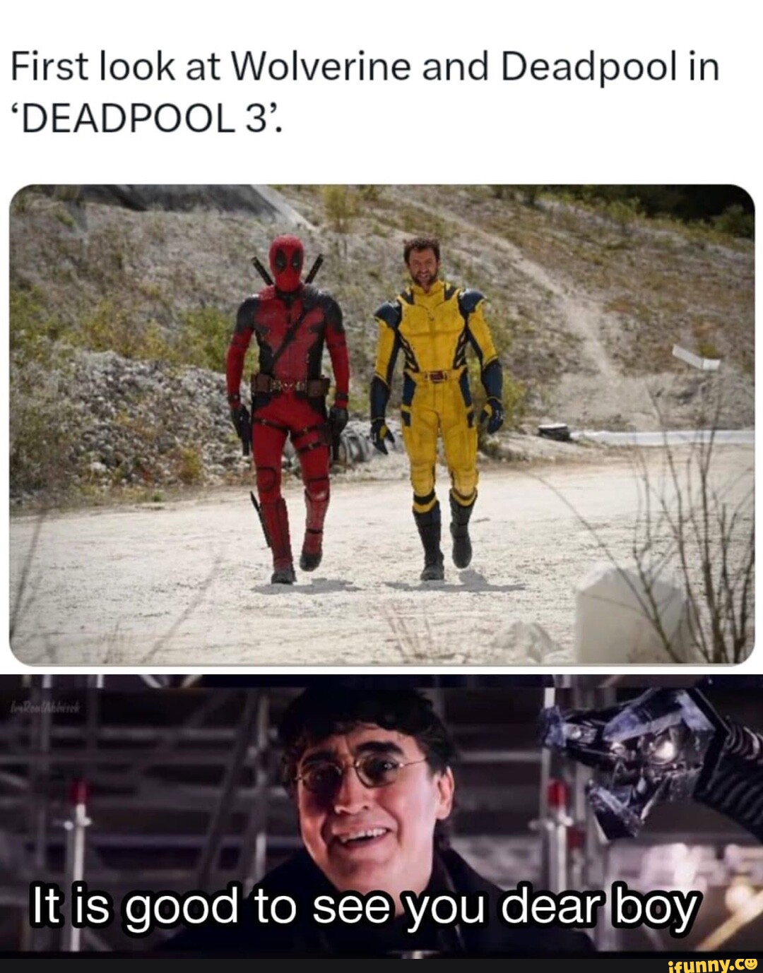 First look at Wolverine and Deadpool in 'DEADPOOL 3'. It is good to see ...