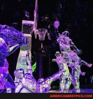 Kobe Bryant at the 2020 Ice Art Championship in Fairbanks, Alaska Made ...