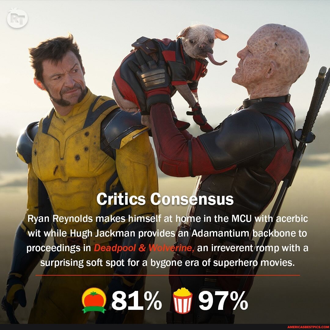 #DeadpoolAndWolverine is Certified Fresh at 81% on the Tomatometer ...