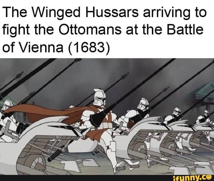 The Winged Hussars arriving to fight the Ottomans at the Battle of ...