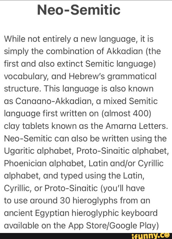 While not entirely a new language, it is simply the combination of ...