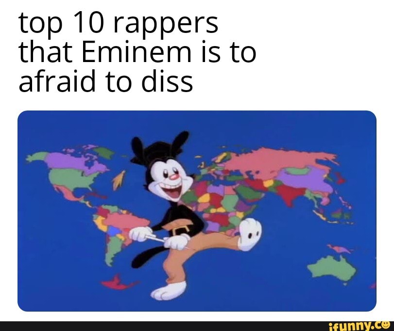 Top 10 rappers that Eminem is to afraid to diss - ff - iFunny