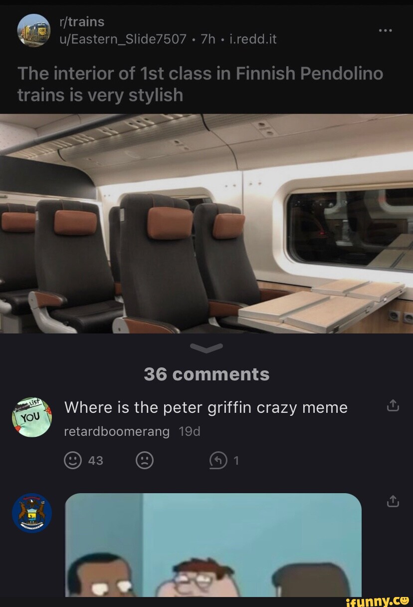 I.redd.it The interior of Ist class in Finnish Pendolino trains is very ...