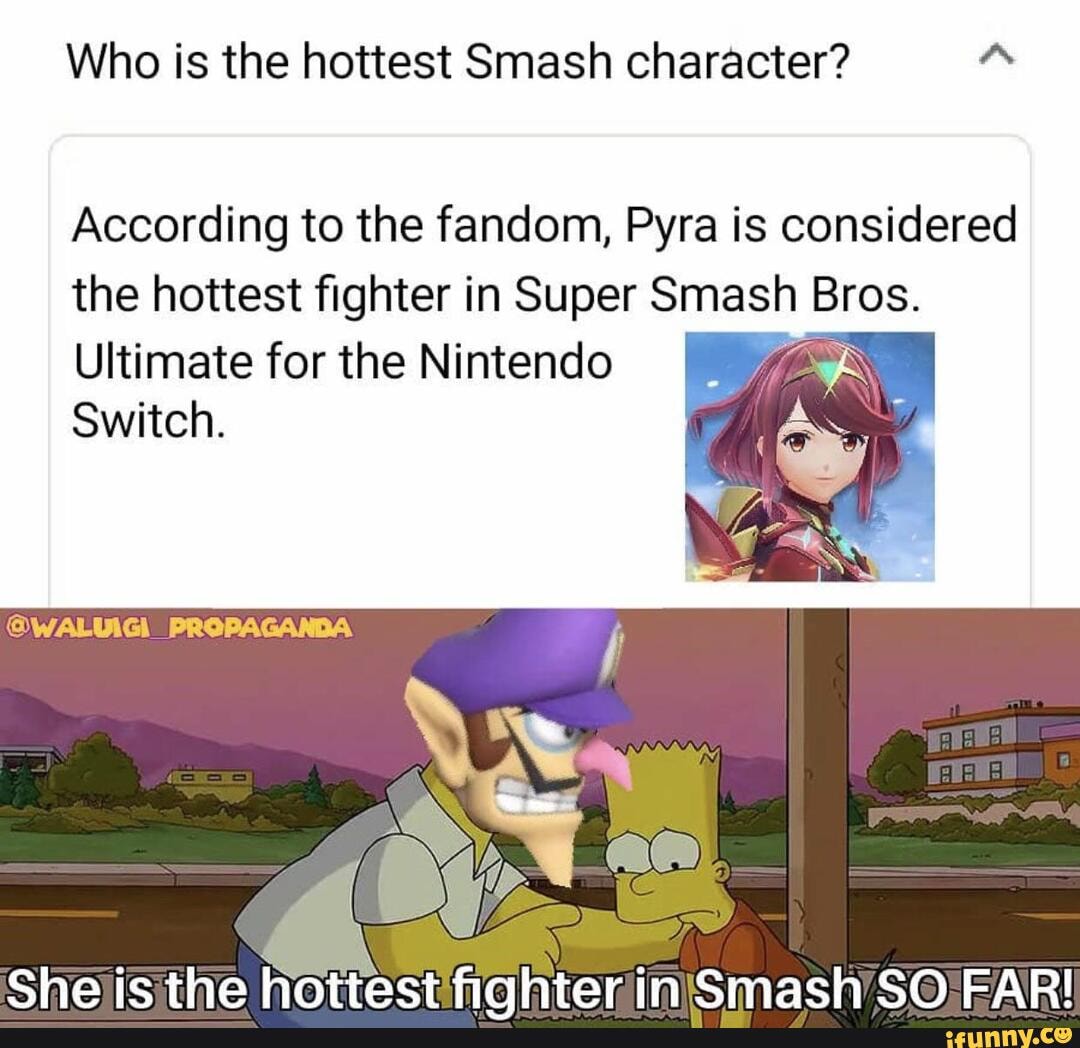 Super Smash Bros Character Meme
