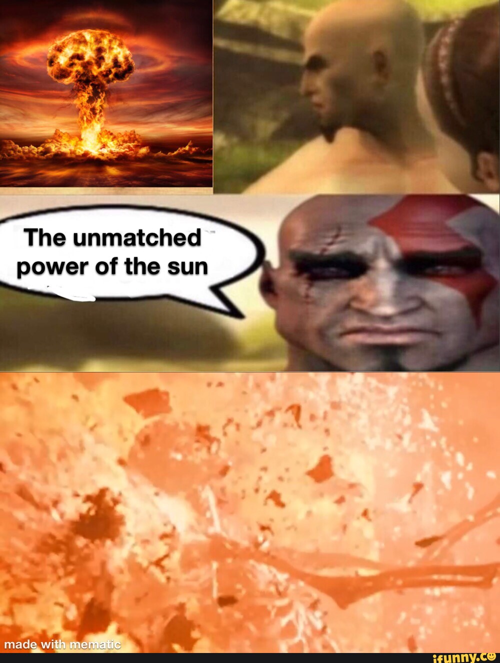 The unmatched power of the sun made, memetic - iFunny