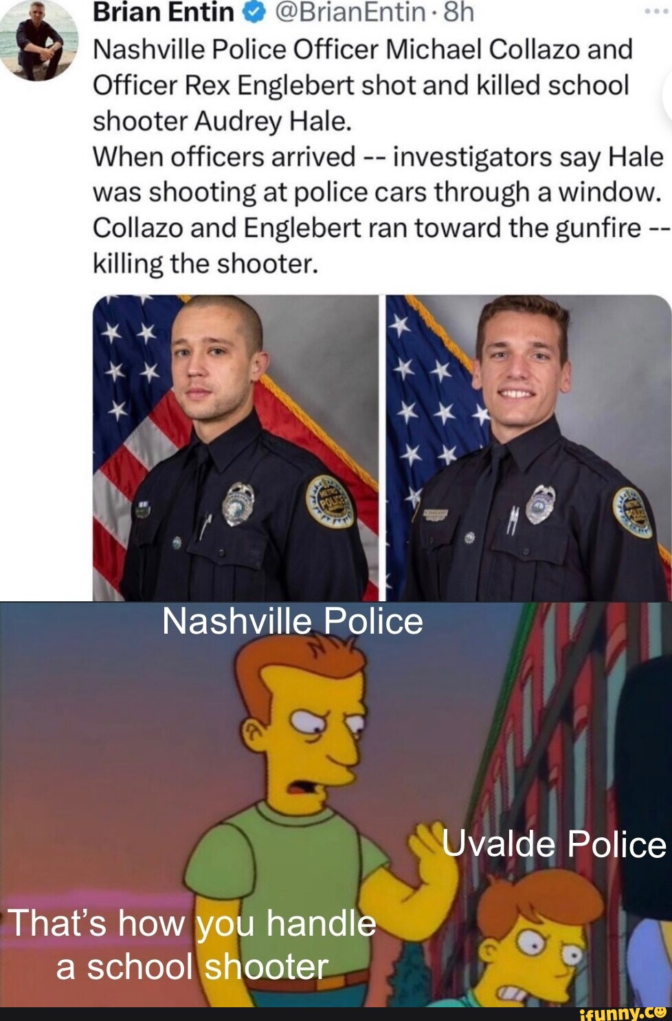 Brian Entin @BrianEntin- - Nashville Police Officer Michael Collazo and ...