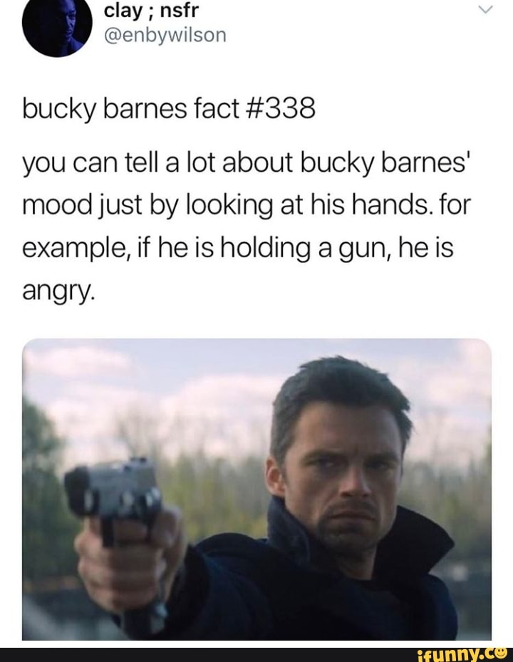 Bucky barnes fact #338 you can tell a lot about bucky barnes' mood just ...