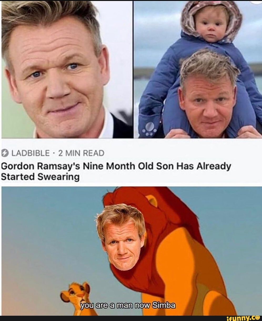 LADBIBLE MIN READ Gordon Ramsay's Nine Month Old Son Has Already ...