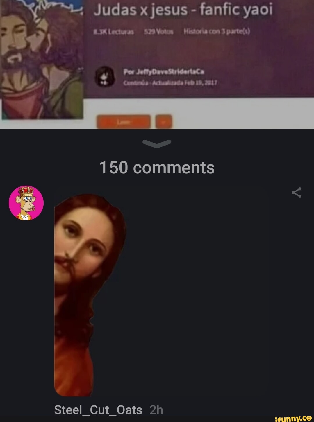 Judas x jesus - fanfic yaoi Lecturas 529 Votes Historia con 4 Pet ...