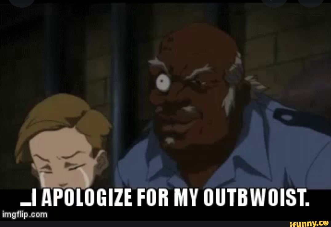 APOLOGIZE FOR MY OUTBWOIST. flip - iFunny