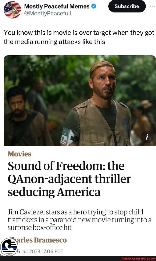 Mostly Peaceful Memes @ You know this is movie is over target when they ...