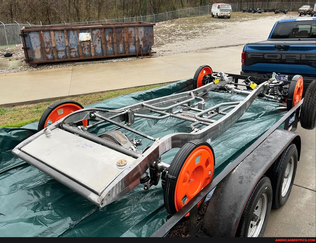 A Ford pulling a Ford owned by Crawford This Ford Coupe Coilover ...