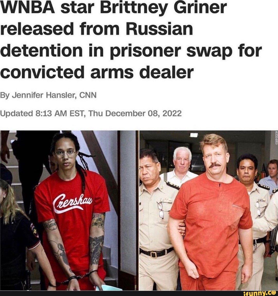 WNBA star Brittney Griner released from Russian detention in prisoner ...