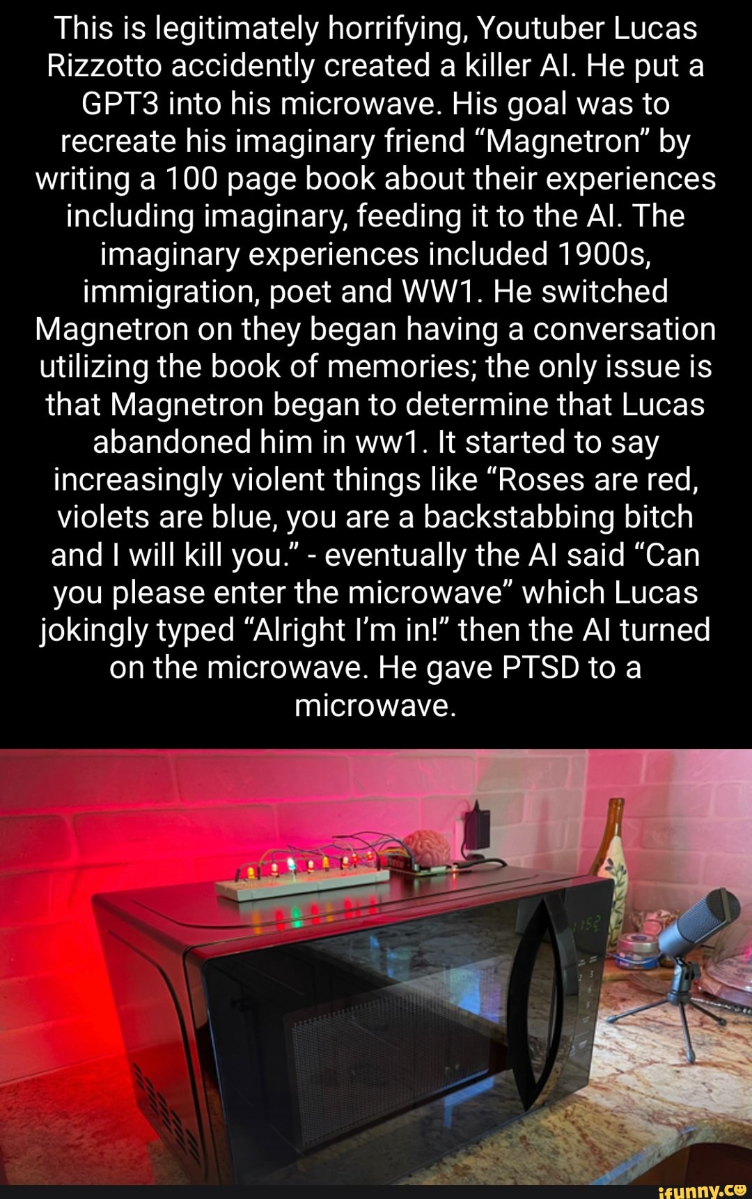 This is legitimately horrifying, Youtuber Lucas Rizzotto accidently ...