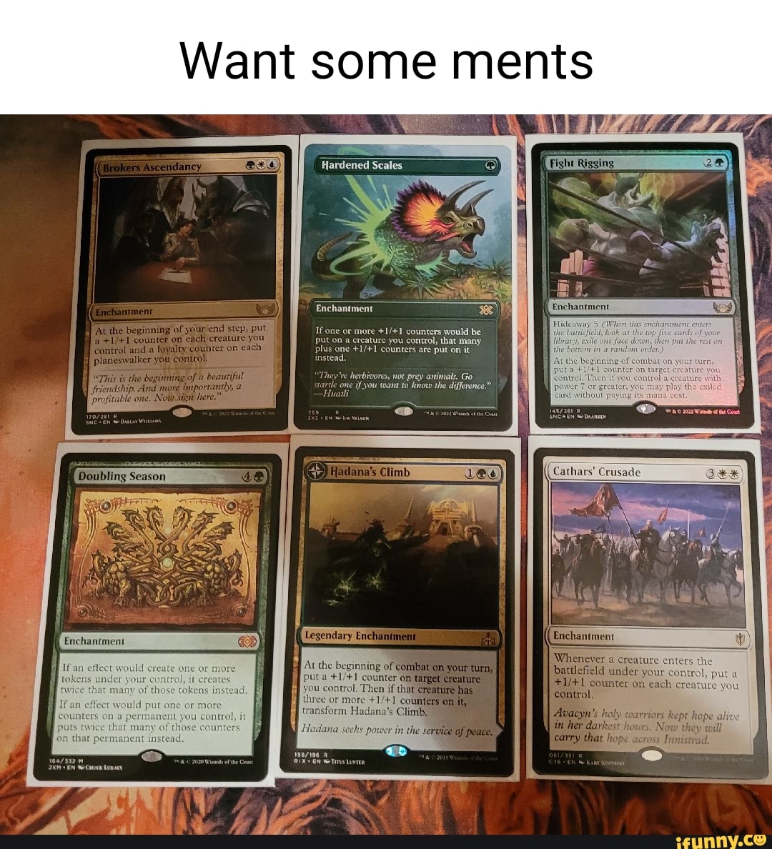 Want some ments Seal Enchantment combat on your turn, gs of Enchantment ...