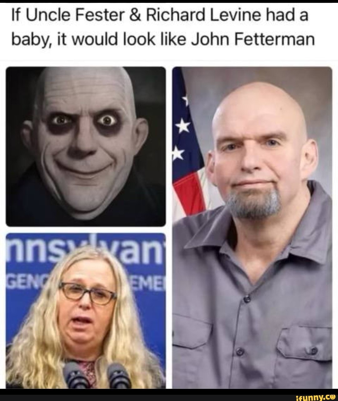 If Uncle Fester & Richard Levine had a baby, it would look like John ...