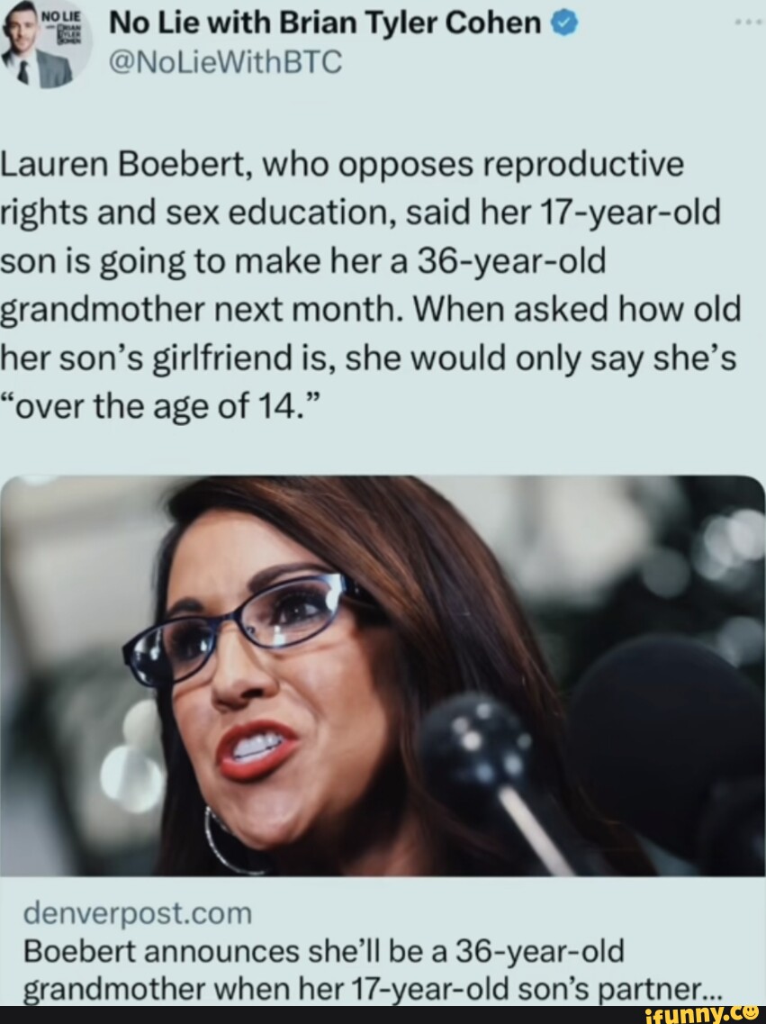 "ii No Lie with Brian Tyler Cohen @ @NoLieWithBTC Lauren Boebert, who ...