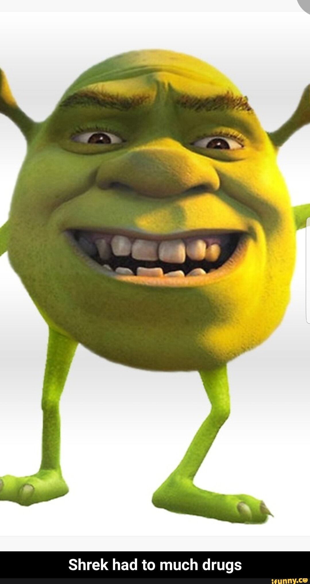Shrek had to much drugs - Shrek had to much drugs - iFunny