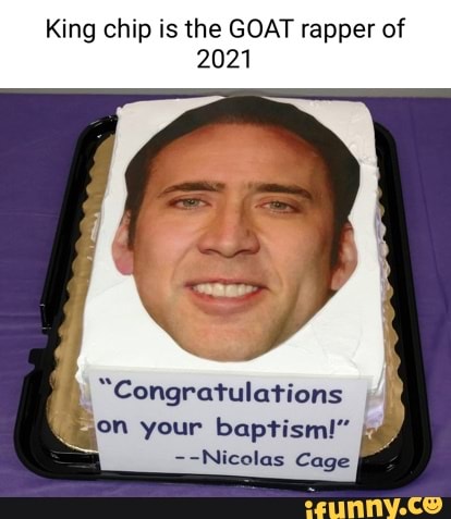 King chip is the GOAT rapper of 2021 "Congratulations on your baptism ...