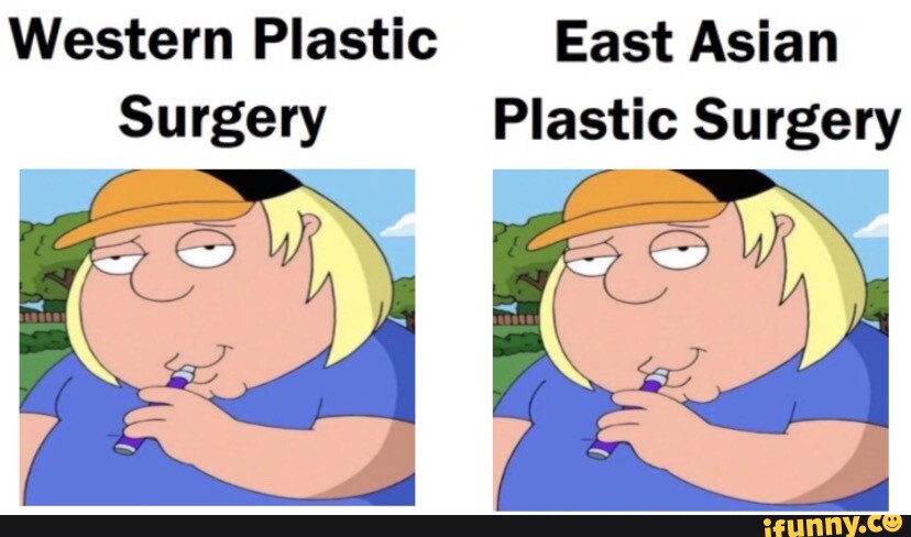 Western Plastic East Asian Surgery Plastic Surgery - iFunny