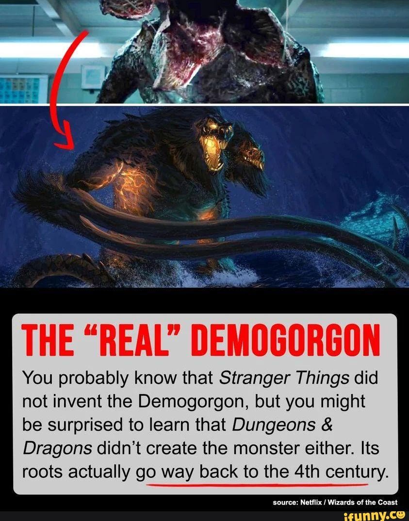 N/A - AL THE "REAL" DEMOGORGON You probably know that Stranger Things ...