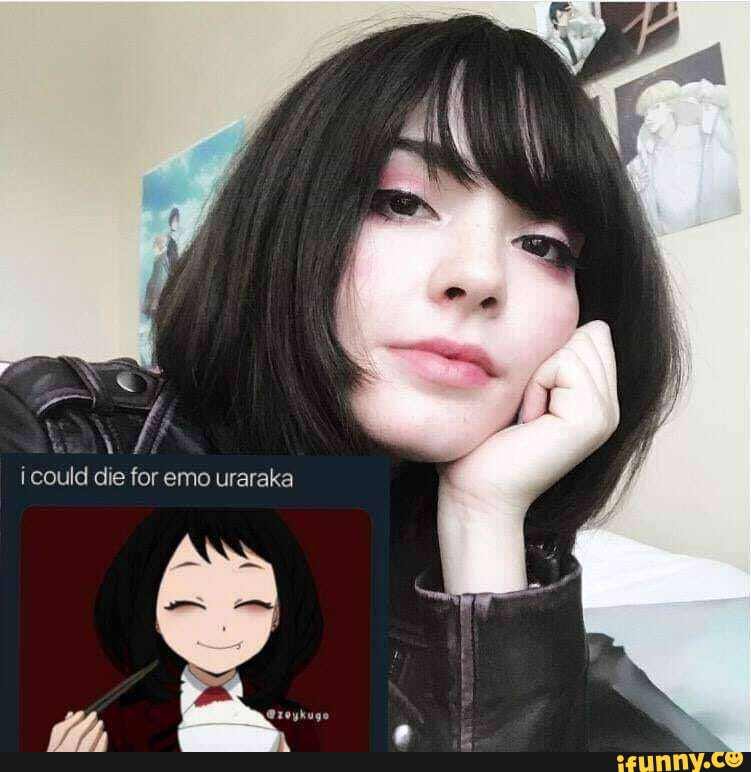 Goth Uraraka - i could die for emo uraraka - iFunny