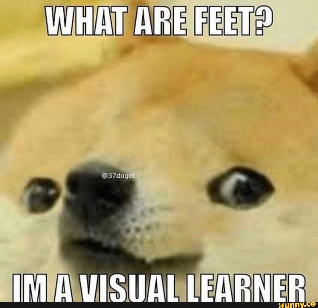 WHAT ARE FEET? IN VISUAL LEARNER - iFunny Brazil