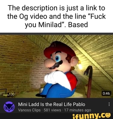 Minilad memes. Best Collection of funny Minilad pictures on iFunny
