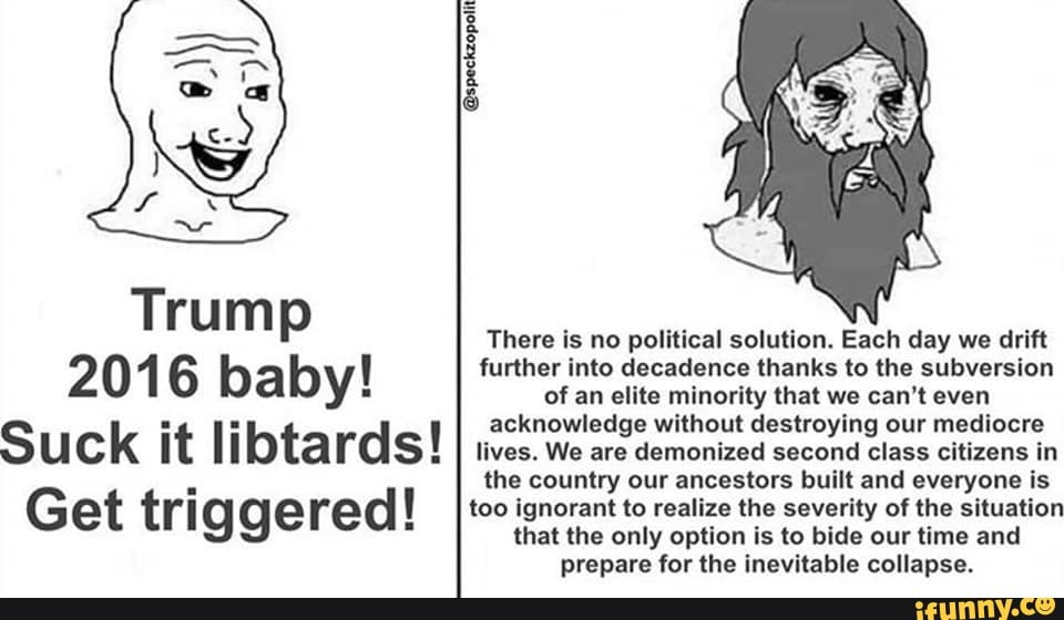 Trump There is no political solution. Each day we drift 201 6 bab ...