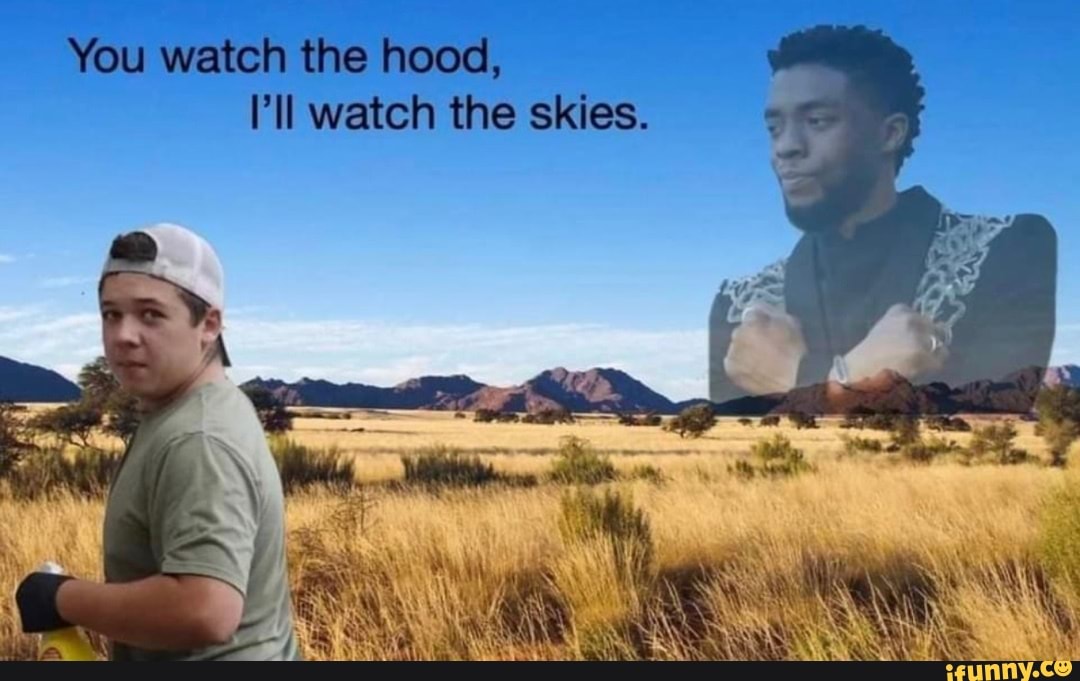 You watch the hood, watch the skies. - iFunny