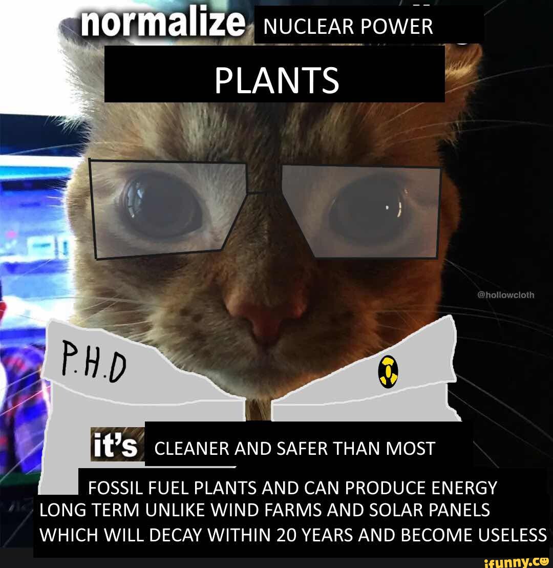 NUCLEAR POWER PLANTS @hellewsleth CLEANER AND SAFER THAN MOST FOSSIL ...