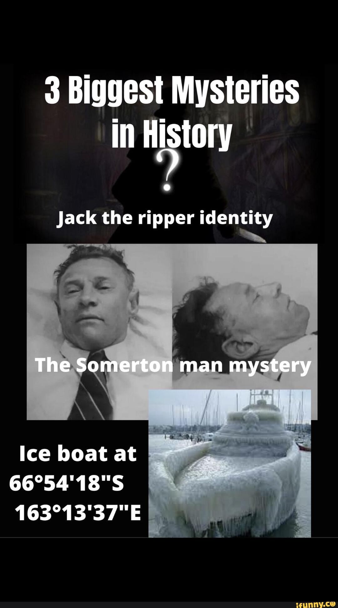 3 Biggest Mysteries in History Jack the ripper identity The Somerton ...