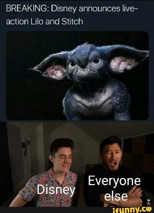 BREAKING: Disney announces live- action Lilo and Stitch Everyone else ...