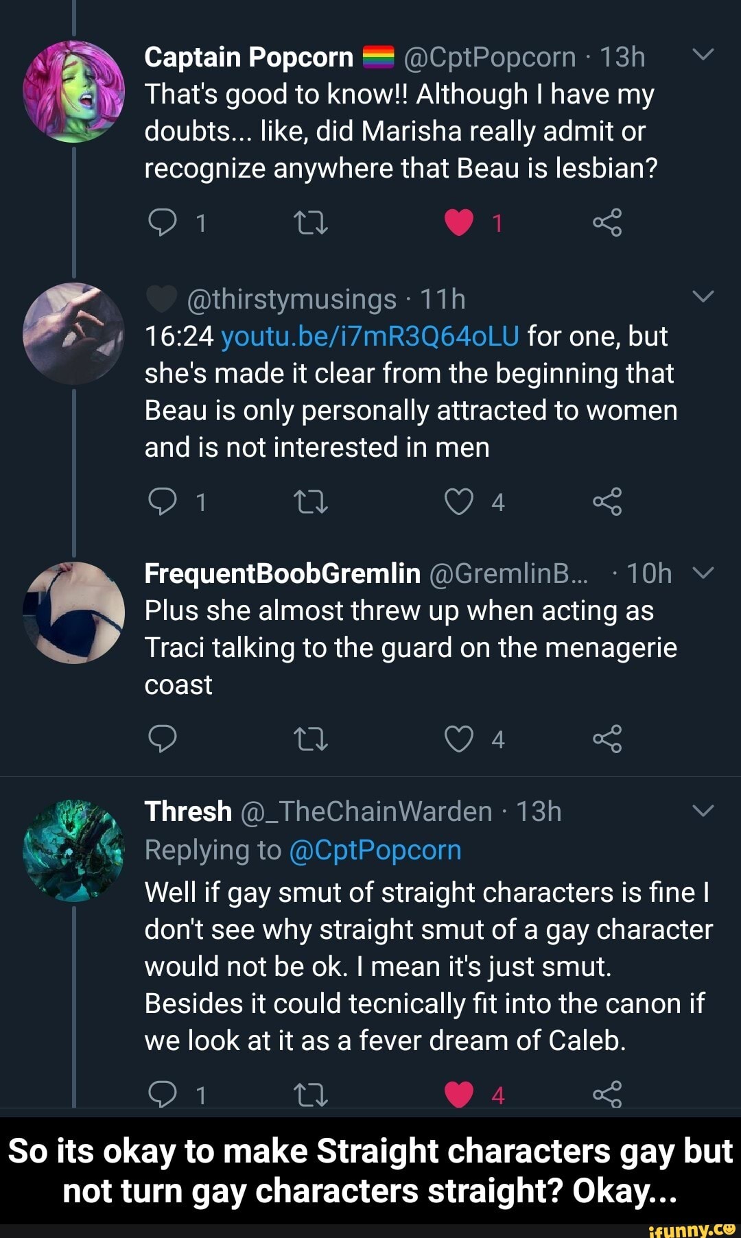 N iD Captain Popcorn = 4 That's good to know!! Although I have my ...