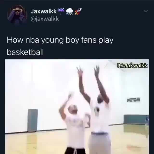How nba young boy fans play basketball - )