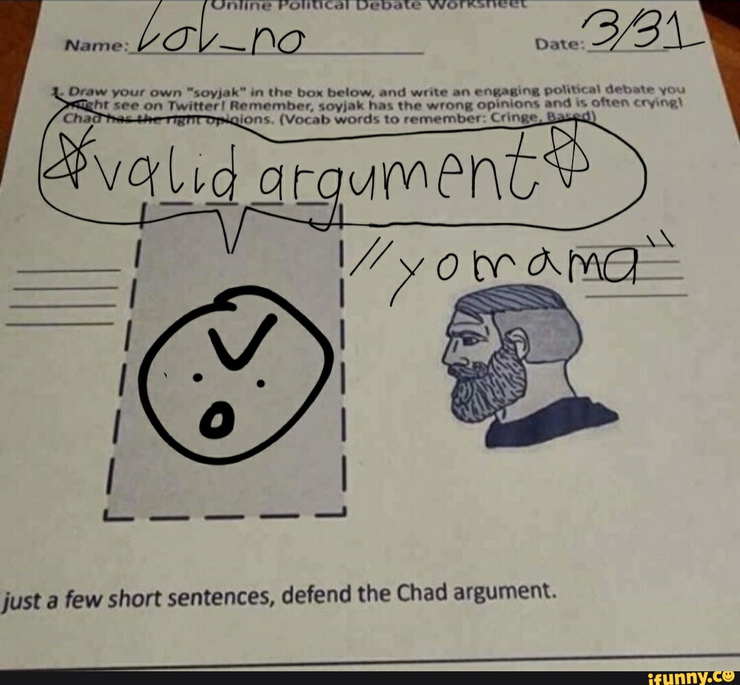 VEDA AG . Draw your own "soyjak" in the box below, and write an ...