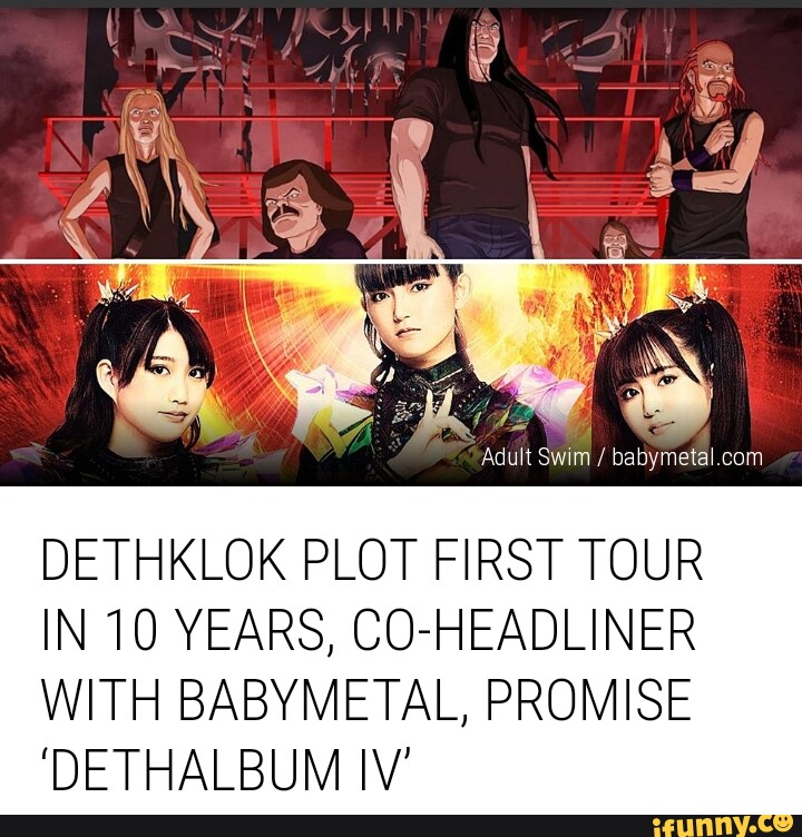 Adult Swim / metal DETHKLOK PLOT FIRST TOUR IN 10 YEARS, CO-HEADLINER ...