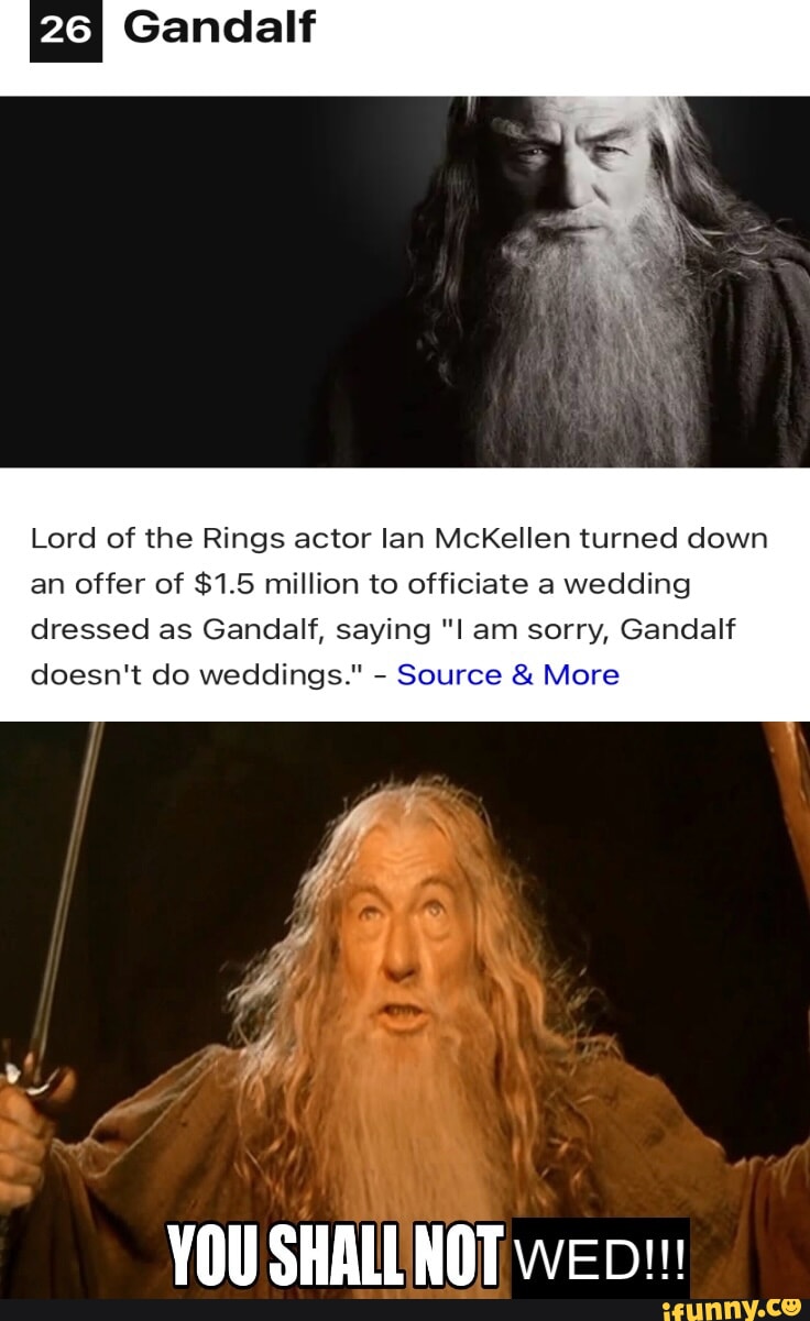 Mckellen Memes Lord Of The Rings: 10 Memes That Perfectly Sum Up