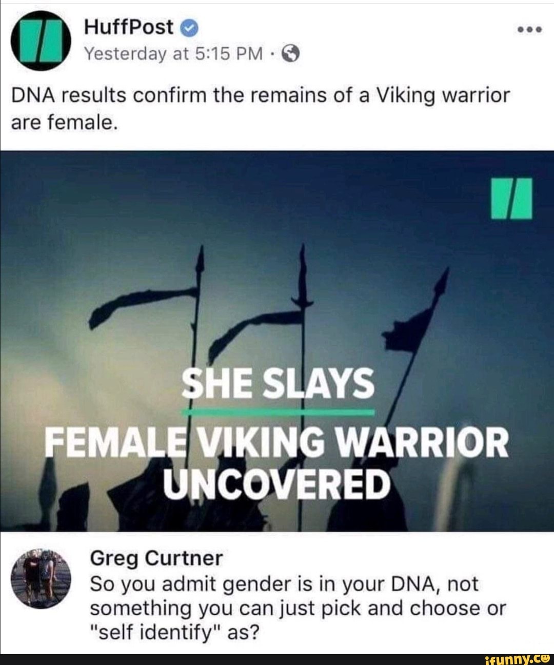 HuffPost Yesterday at PM @ DNA results confirm the remains of a Viking ...