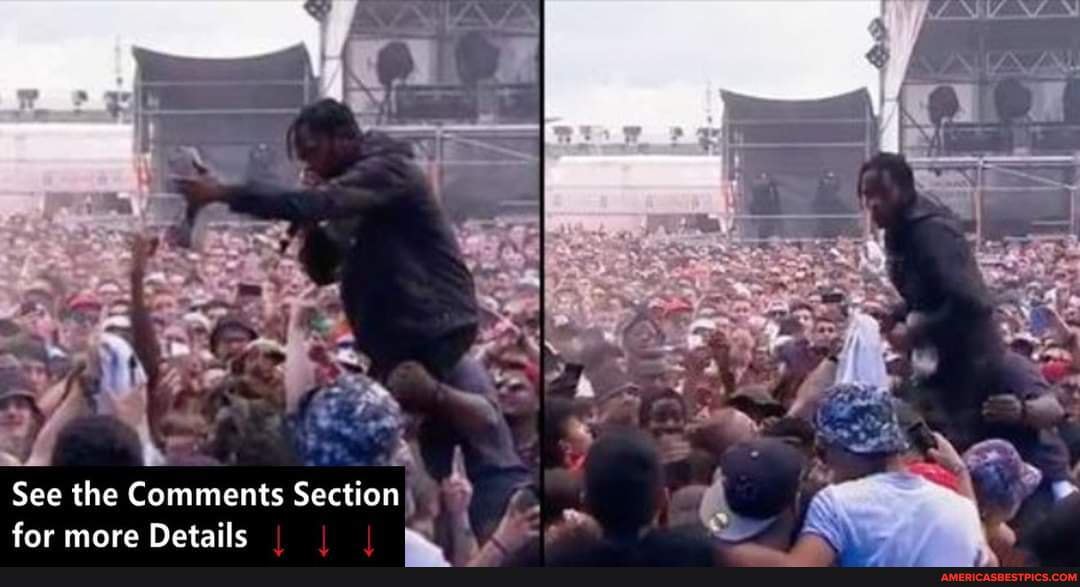 3rd Arrest?!Resurfaced Footage Shows Travis Scott Encouraging Crowd To ...