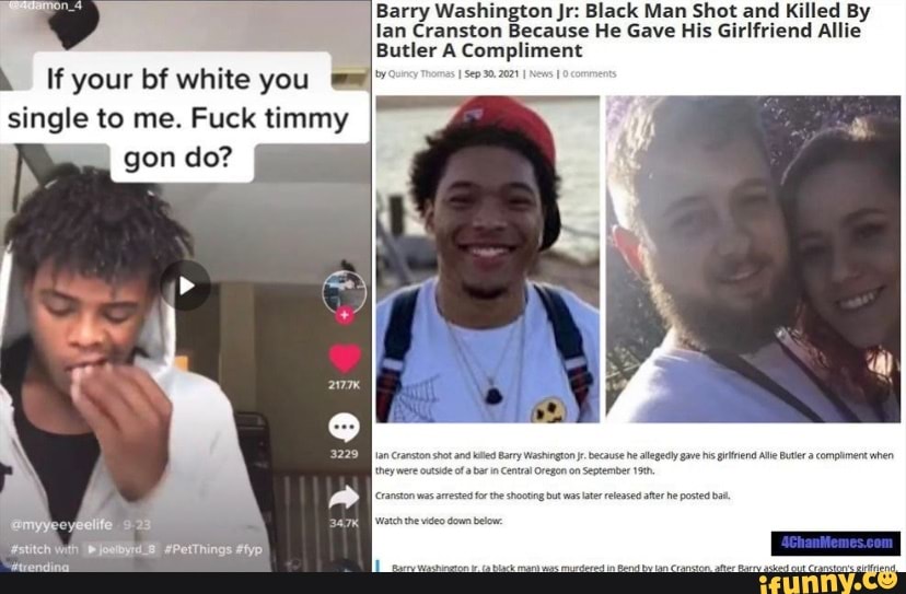 Barry Washington Jr: Black Man Shot and Killed By lan Cranston Because ...